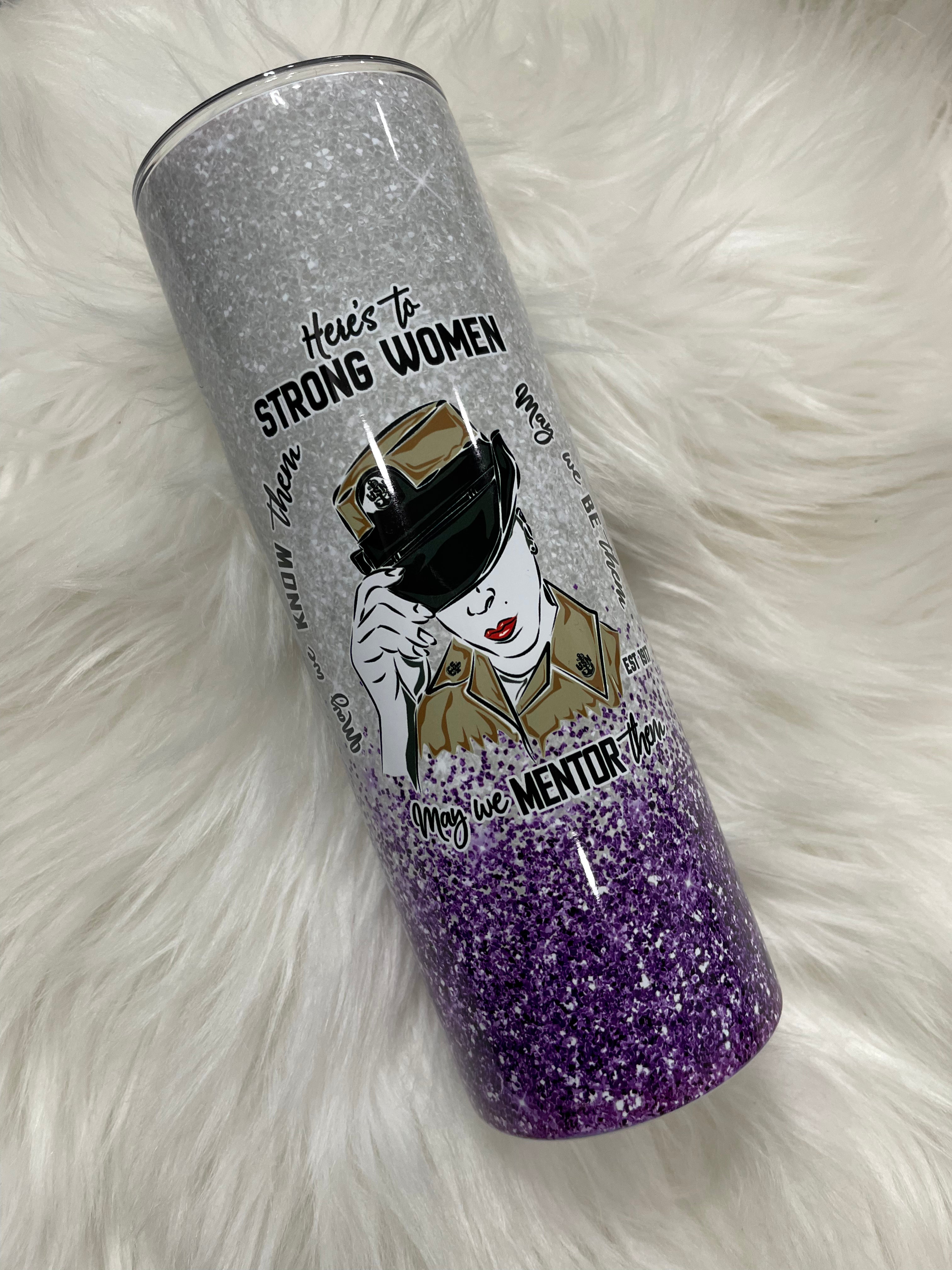Strong Woman Navy Chief Tumbler 20oz – Anchor Up Gear